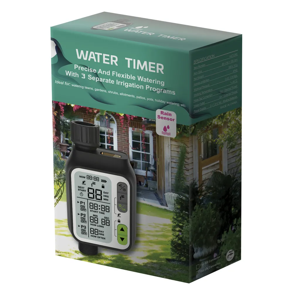 Digital Irrigation Timer with 3 Individual Timers and Water Sensor ...