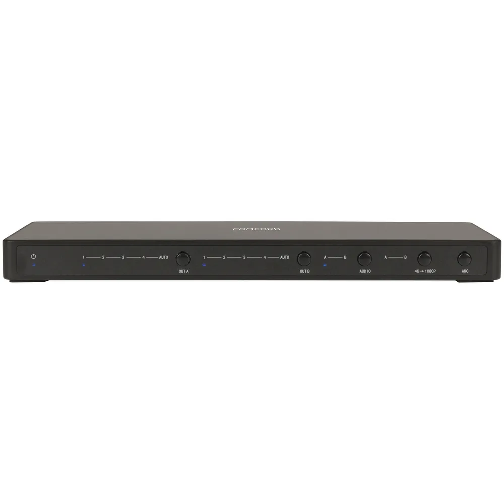 Concord 4x2 4K HDMI Matrix Switcher Splitter | Jaycar Australia