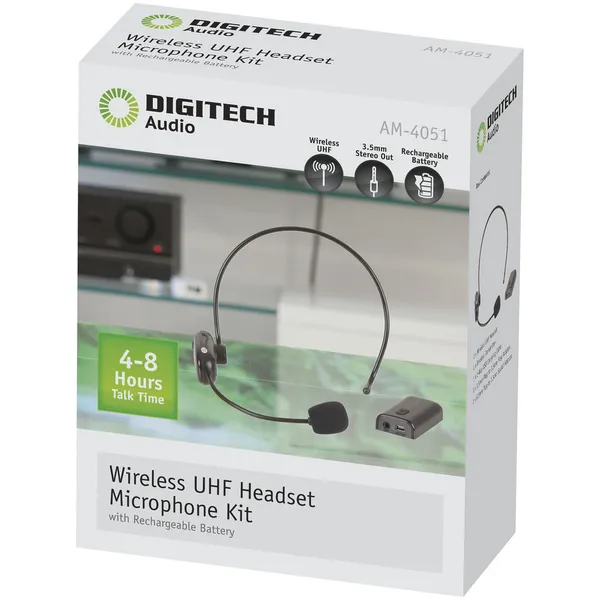 Digitech UHF Headset Microphone Kit | Jaycar New Zealand