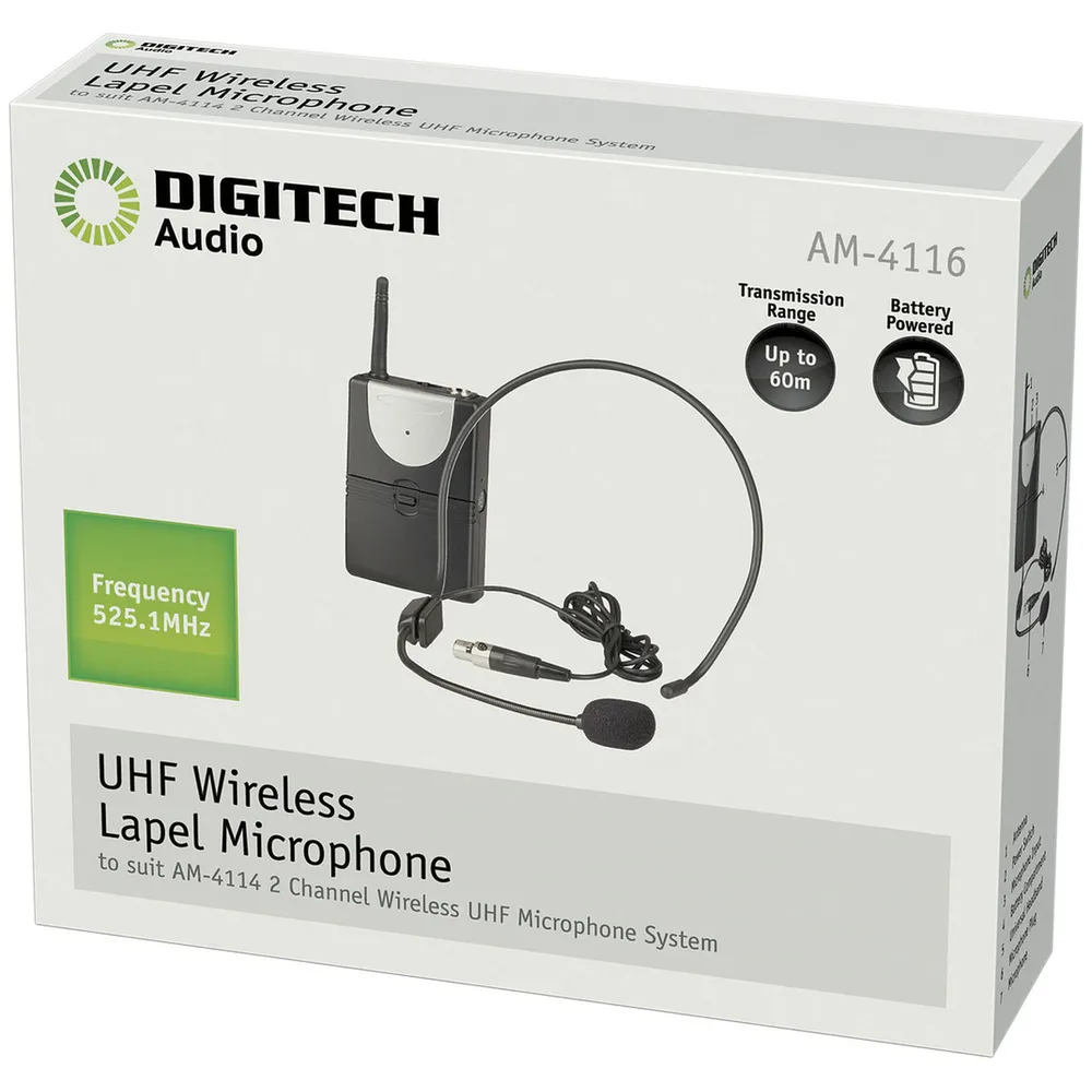 Digitech Dual Wireless UHF Microphone System | Jaycar Australia