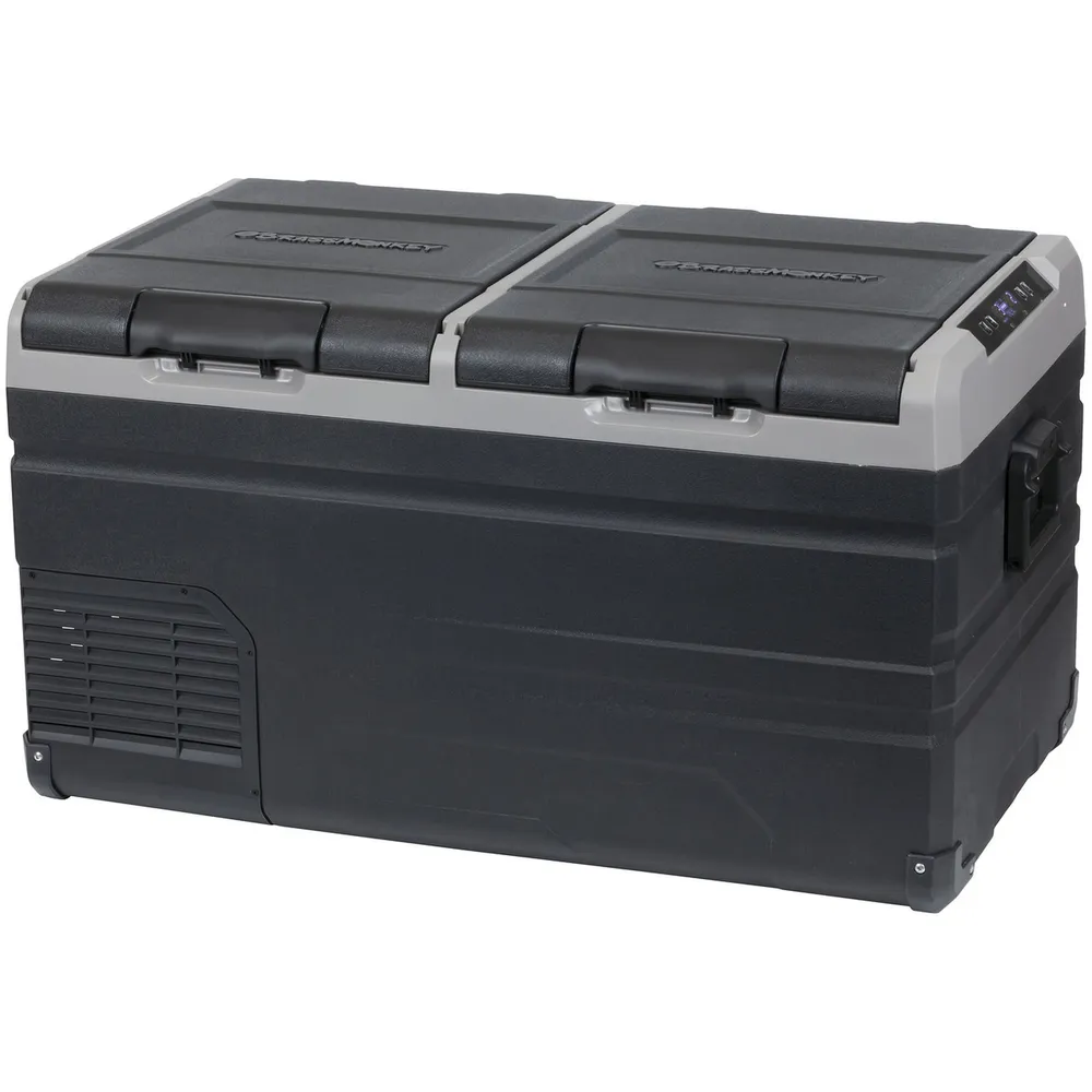 75L Brass Monkey Portable Low Profile Dual Zone Fridge/Freezer | Jaycar ...