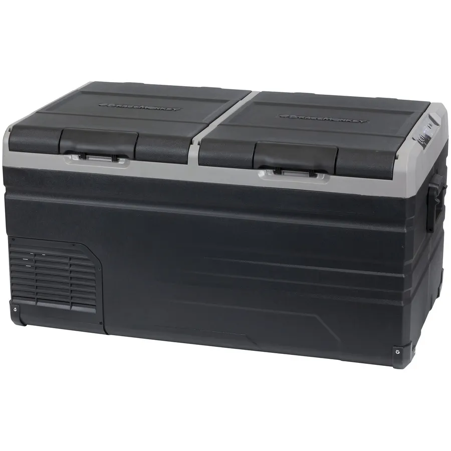 95L Brass Monkey Portable Low Profile Dual Zone Fridge/Freezer | Jaycar ...