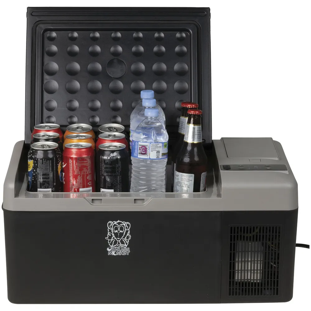 15L Brass Monkey Portable Fridge or Freezer with Battery Compartment ...
