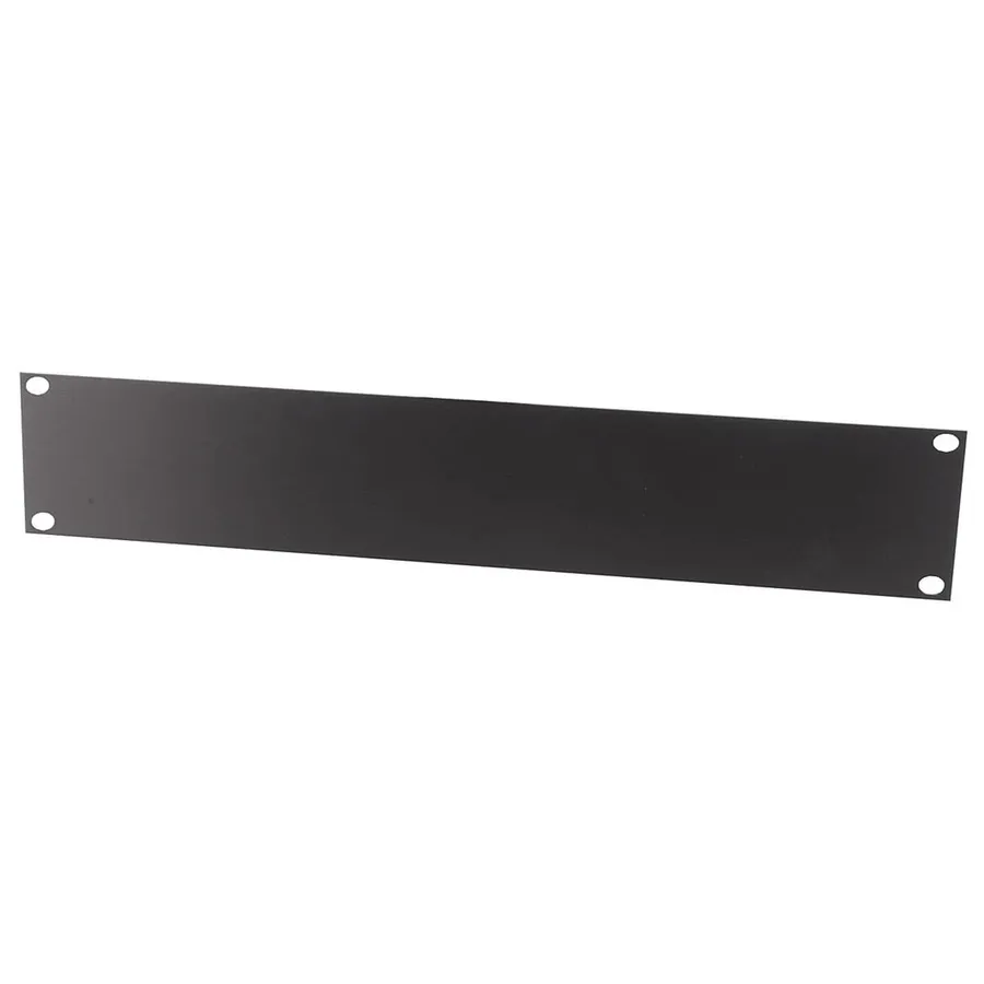 Aluminium 88mm (2U) Rack Cabinet Panel - Black Finish | Jaycar Australia