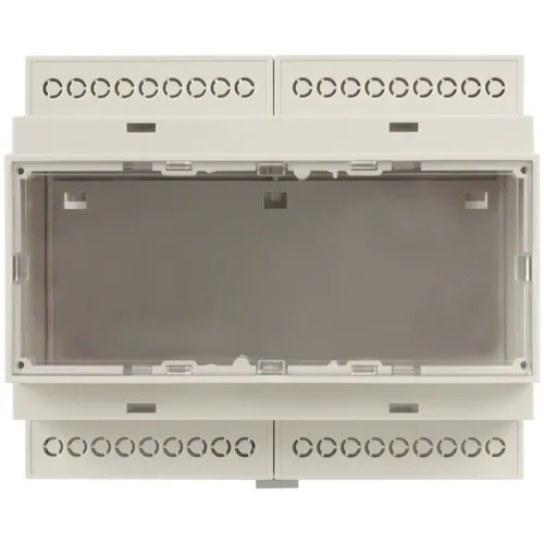 DIN Rail Enclosure 6U with Clear Lid | Jaycar Australia