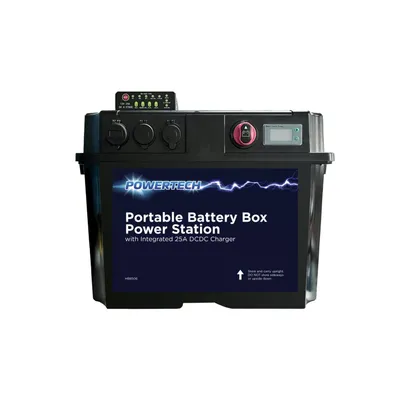 Powertech Battery Box with Power Accessories | Jaycar New Zealand