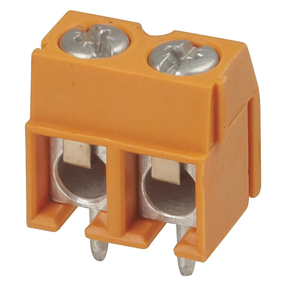 2 Way PCB Mount Screw Terminals 5mm Pitch | Jaycar Australia