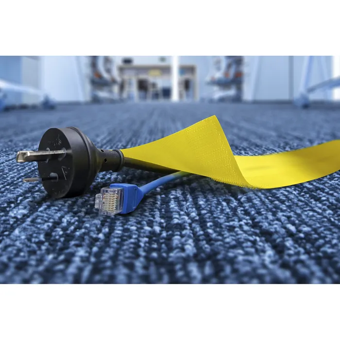 Secure Cord Cable Cover Black - Sold per metre | Jaycar New Zealand
