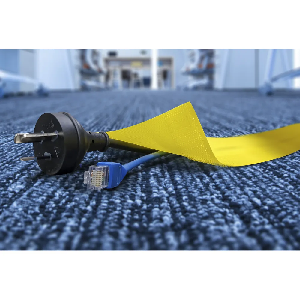 Secure Cord Cable Cover Black - Sold per metre | Jaycar New Zealand