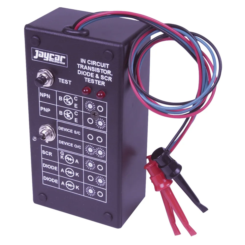 In Circuit Transistor Tester Kit | Jaycar Australia
