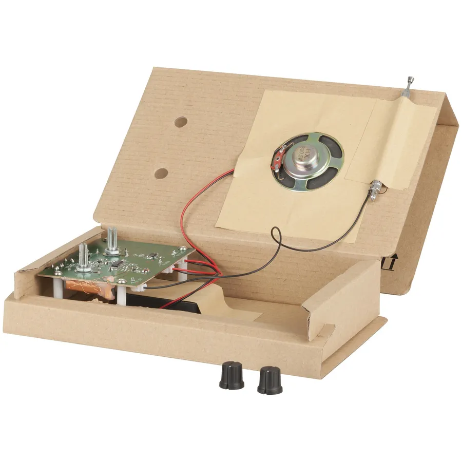 Cardboard Radio Construction Kit | Jaycar Australia