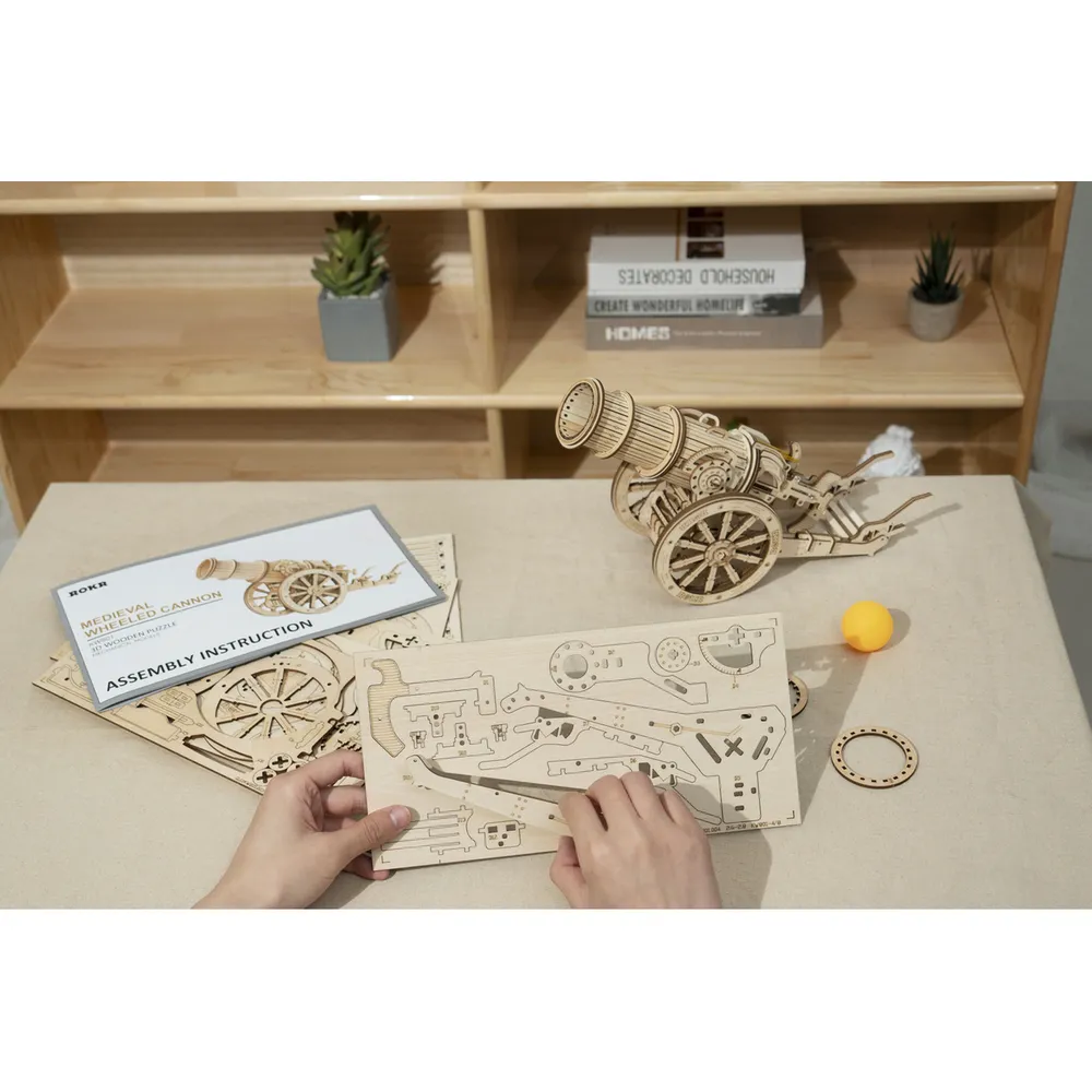 Medieval Cannon Wooden Construction Kit | Jaycar Australia
