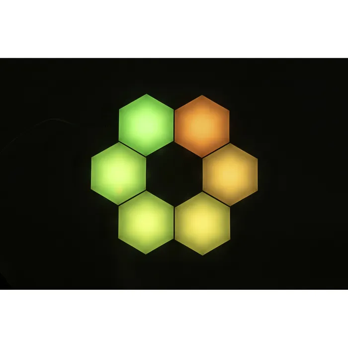 Smart RGB LED Hex Panel Kit 6 pack | Jaycar Australia