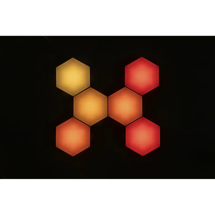 Smart RGB LED Hex Panel Kit 6 pack | Jaycar Australia