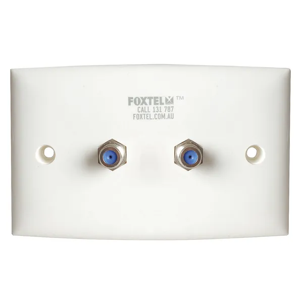 TV Outlet socket with PAL and F Connectors | Jaycar Australia
