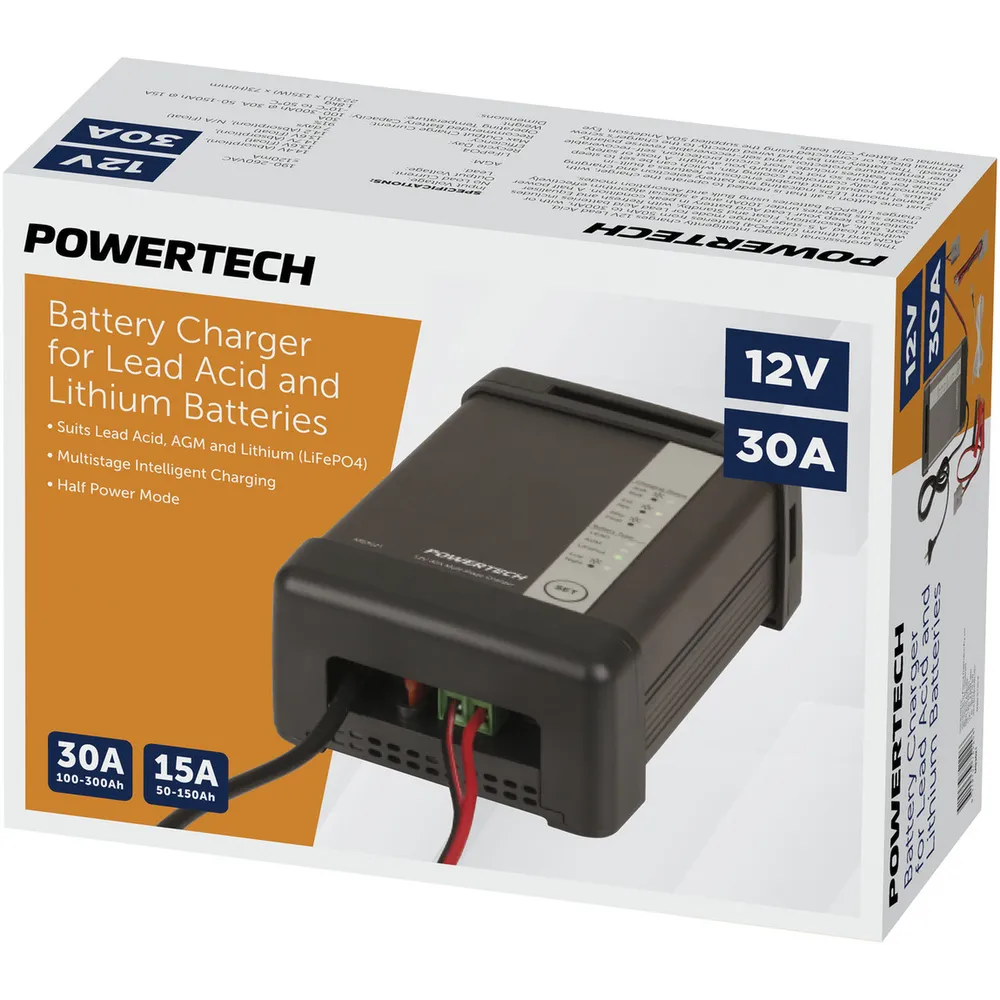Multi-Stage Charger for Lithium and Lead Acid Batteries 12V 30A ...