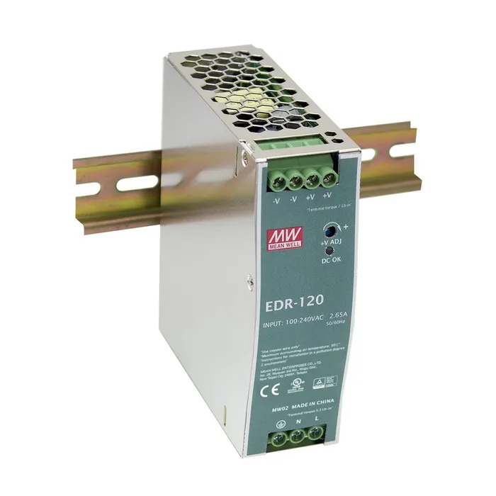 120W 12V 10A EDR DIN Rail Power Supply | Jaycar Australia