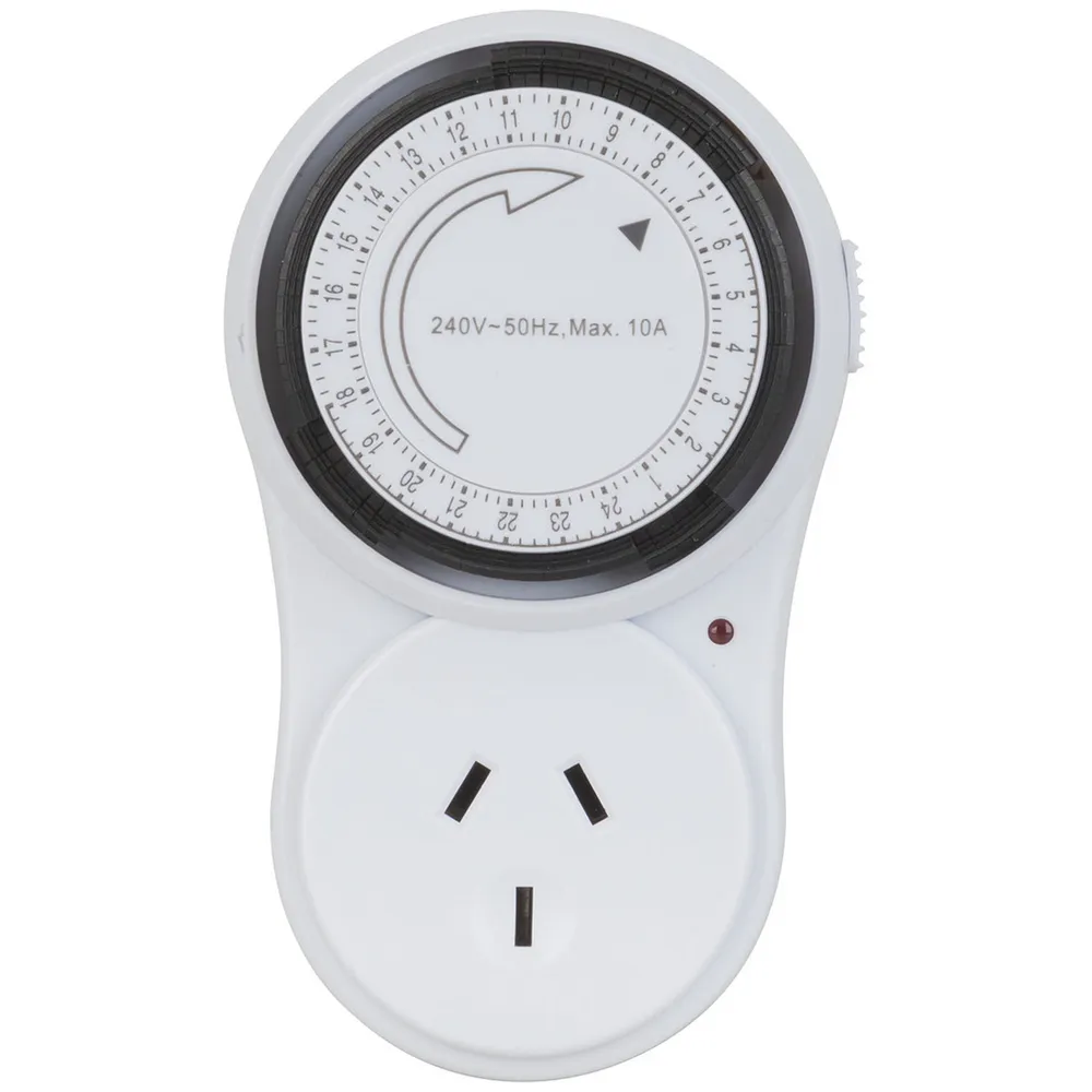 24 Hour Mechanical Timer A-N Switch | Jaycar Australia