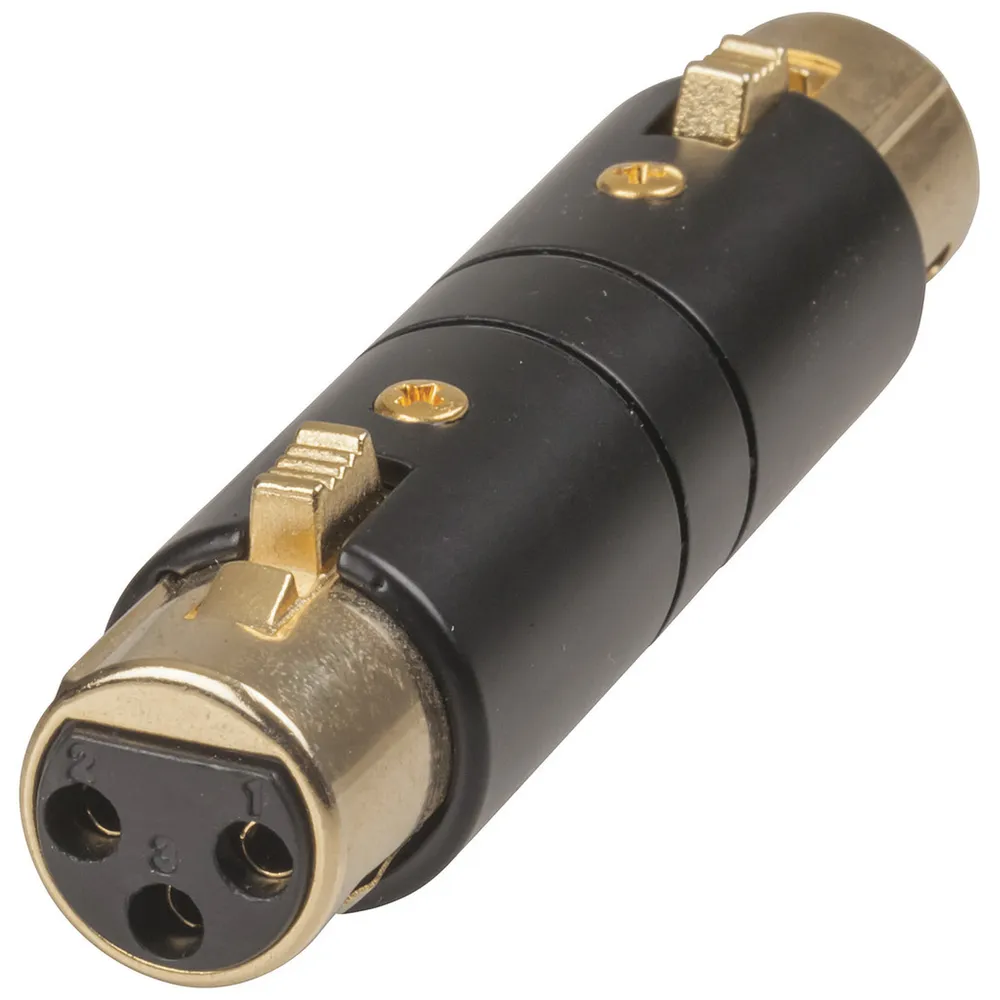 3 Pin XLR Plug to 3 Pin XLR Plug Adaptor | Jaycar Australia