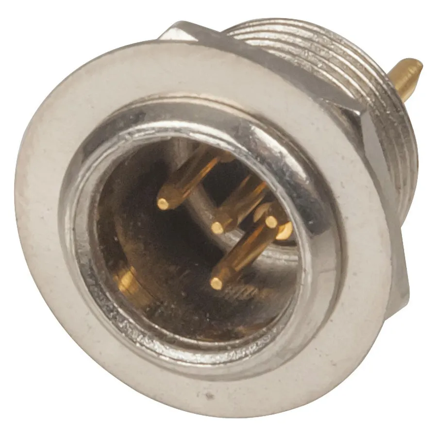 Amphenol Chassis Mount D-Series panel mounted XLR plug | Jaycar Australia