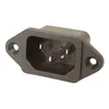 IEC Male Chassis Power Plug with Fuseholder | Jaycar Australia