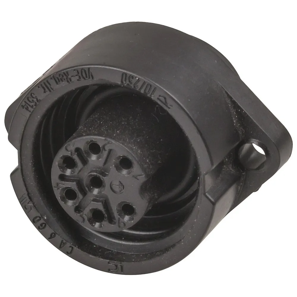 6 Pole and Pre-earth CA Series Panel Socket | Jaycar Australia