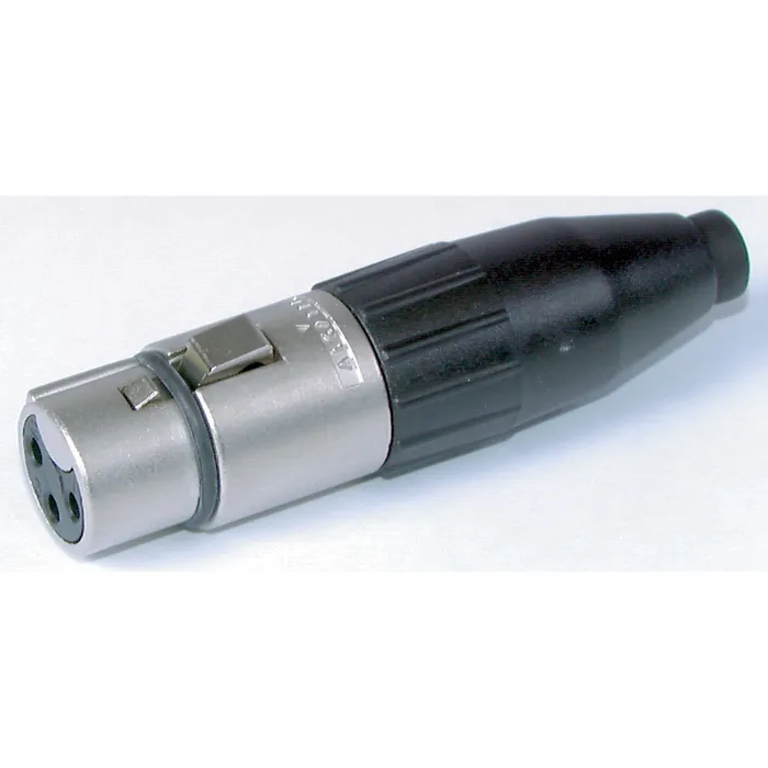 3 Pin Line Female Cannon Type Connector | Jaycar Australia