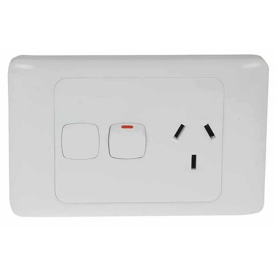 10A Double GPO Power Point with Extra Switch | Jaycar Australia