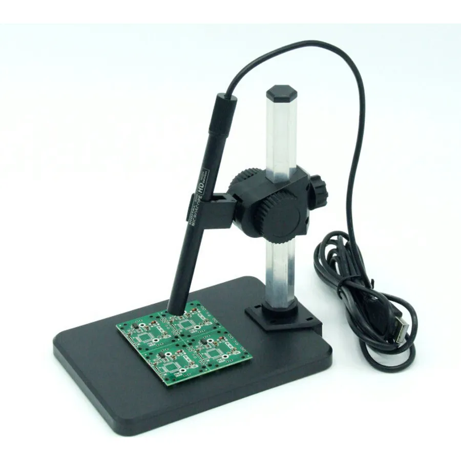3MP USB Portable Digital Microscope with 600X Zoom and LED Endoscope ...