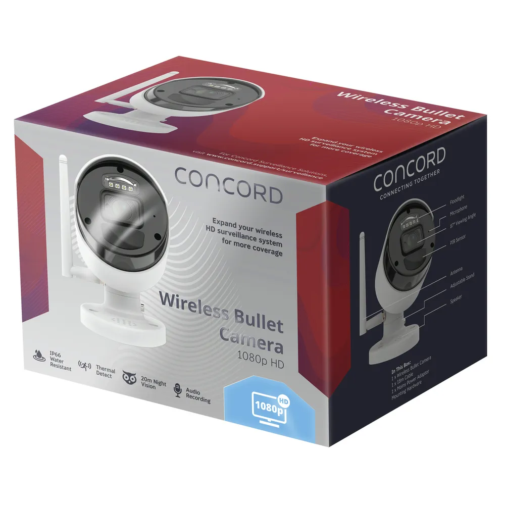Concord 1080p NVR Wireless Camera for Concord System QV5504 | Jaycar ...