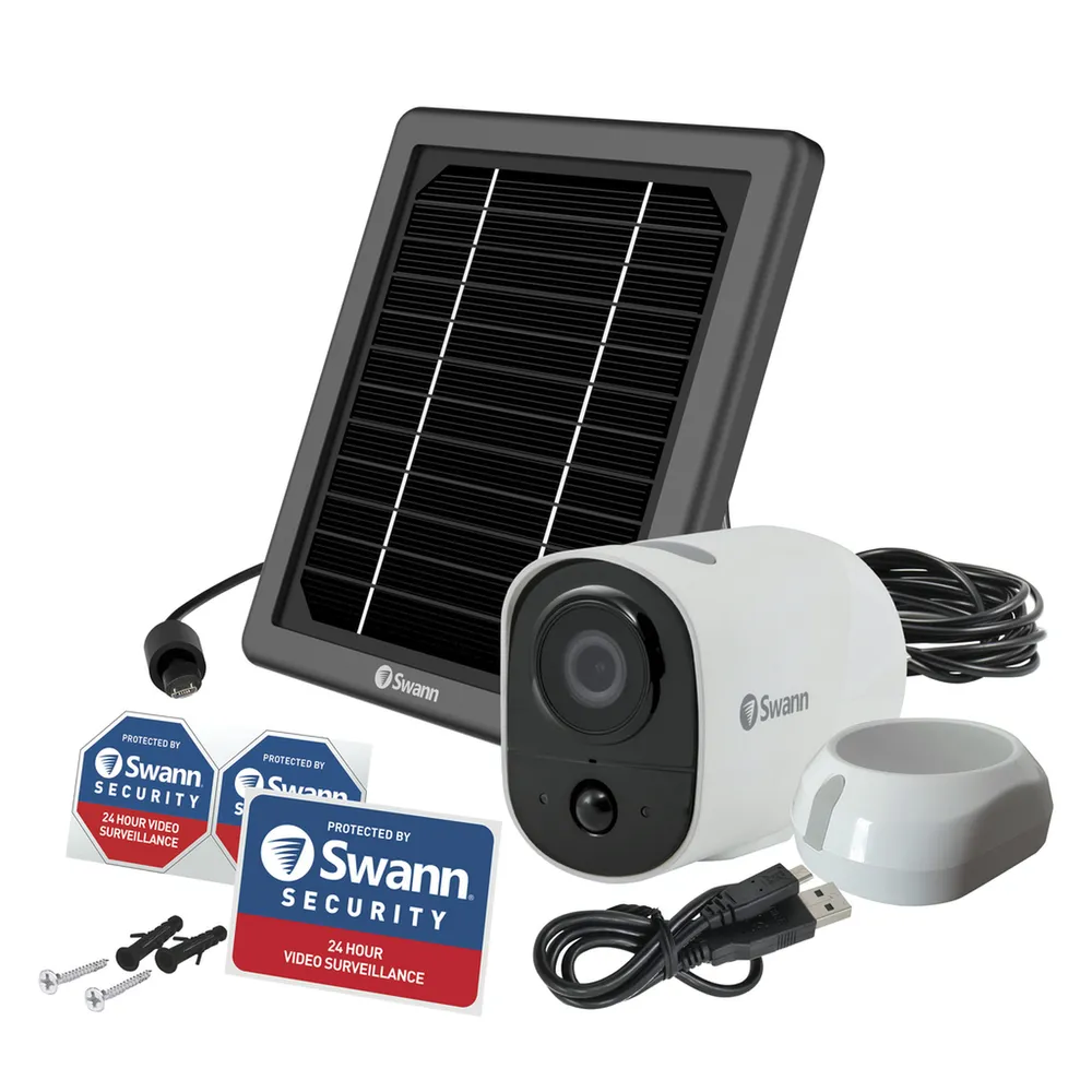 Swann 1080p Battery Powered Xtreem Wi-Fi Camera + Solar Panel | Jaycar ...