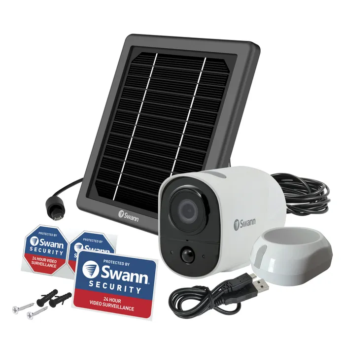 Swann 1080p Battery Powered Xtreem Wi-Fi Camera + Solar Panel | Jaycar ...
