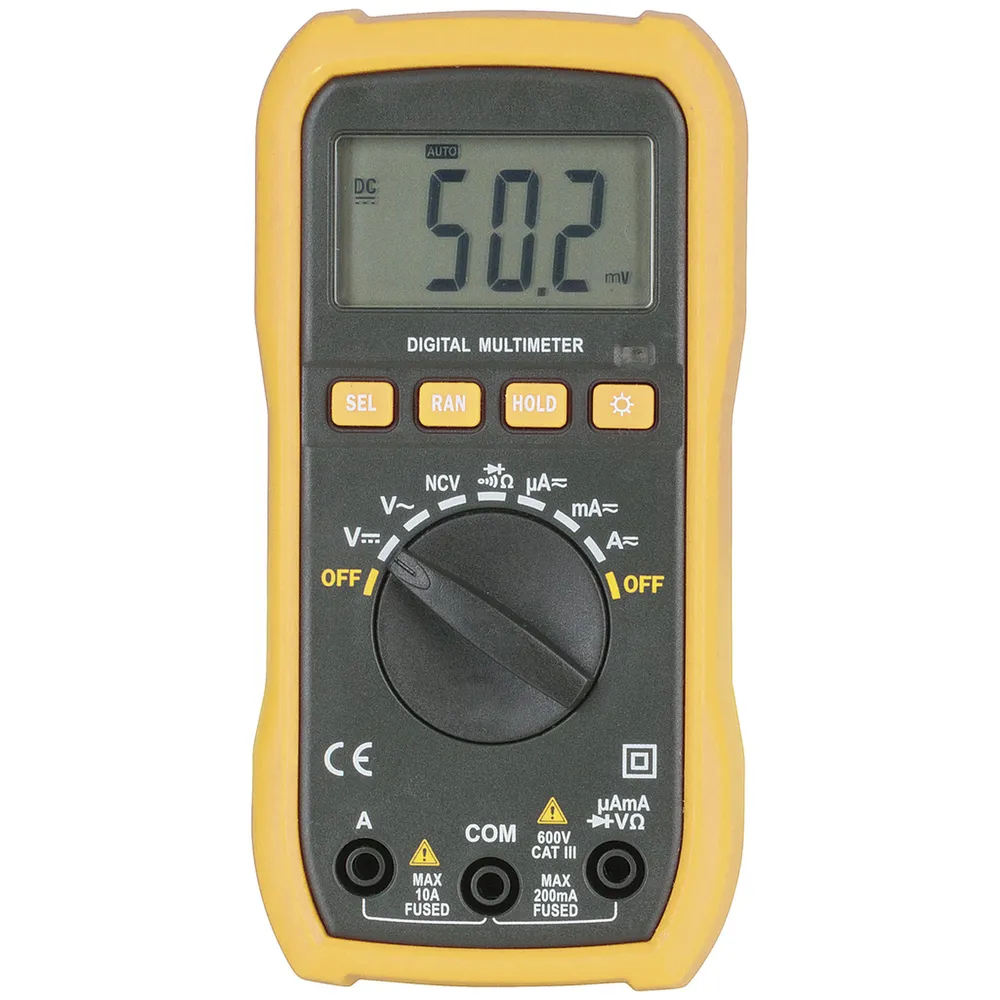 Economy Autorange Multimeter with Non-Contact Voltage Sensor | Jaycar ...