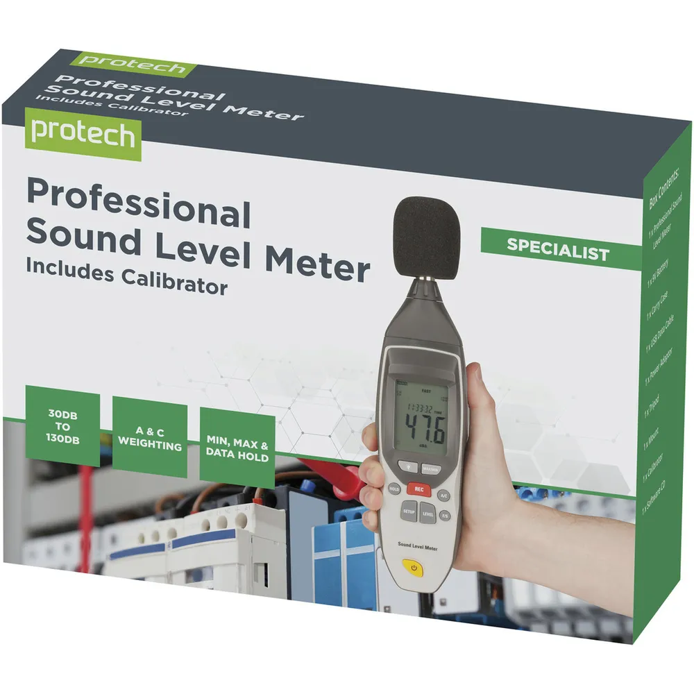 Pro Sound Level Meter with Calibrator | Jaycar Australia