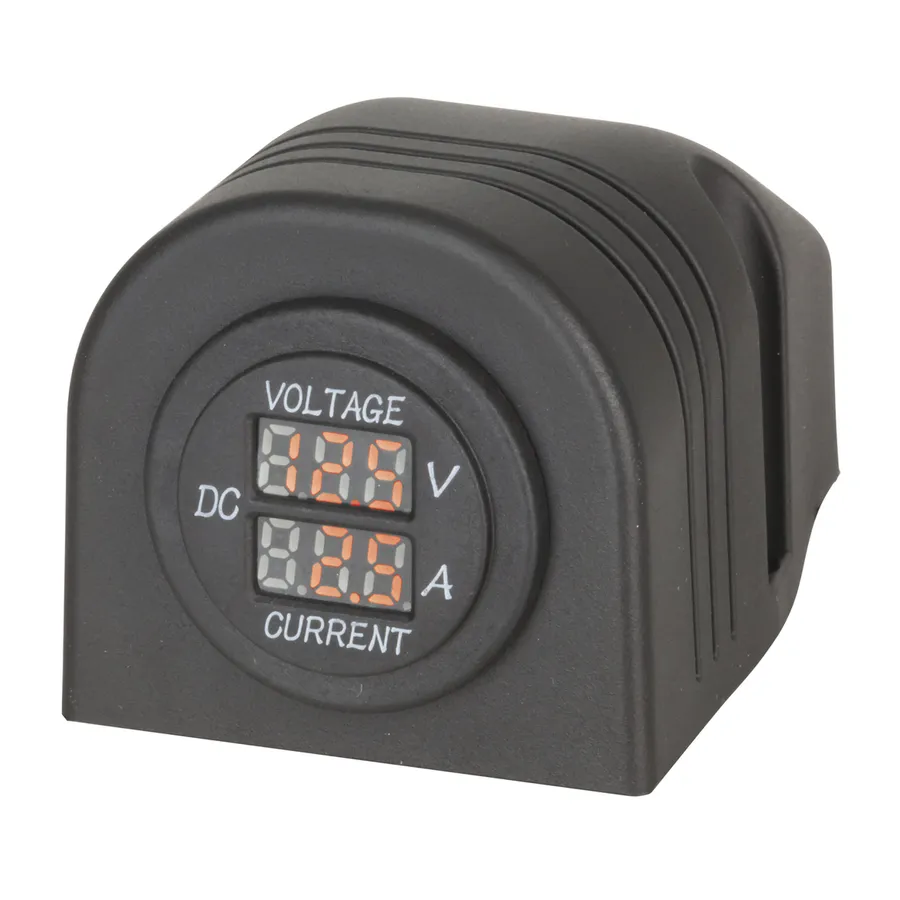 Marine Grade Lighter Socket and LED Voltmeter | Jaycar Australia
