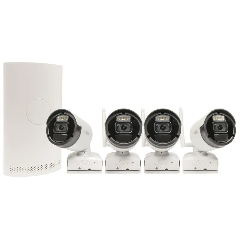 Concord 8CH Wireless 2K NVR Kit with 4x 2K Bullet Battery Cameras ...