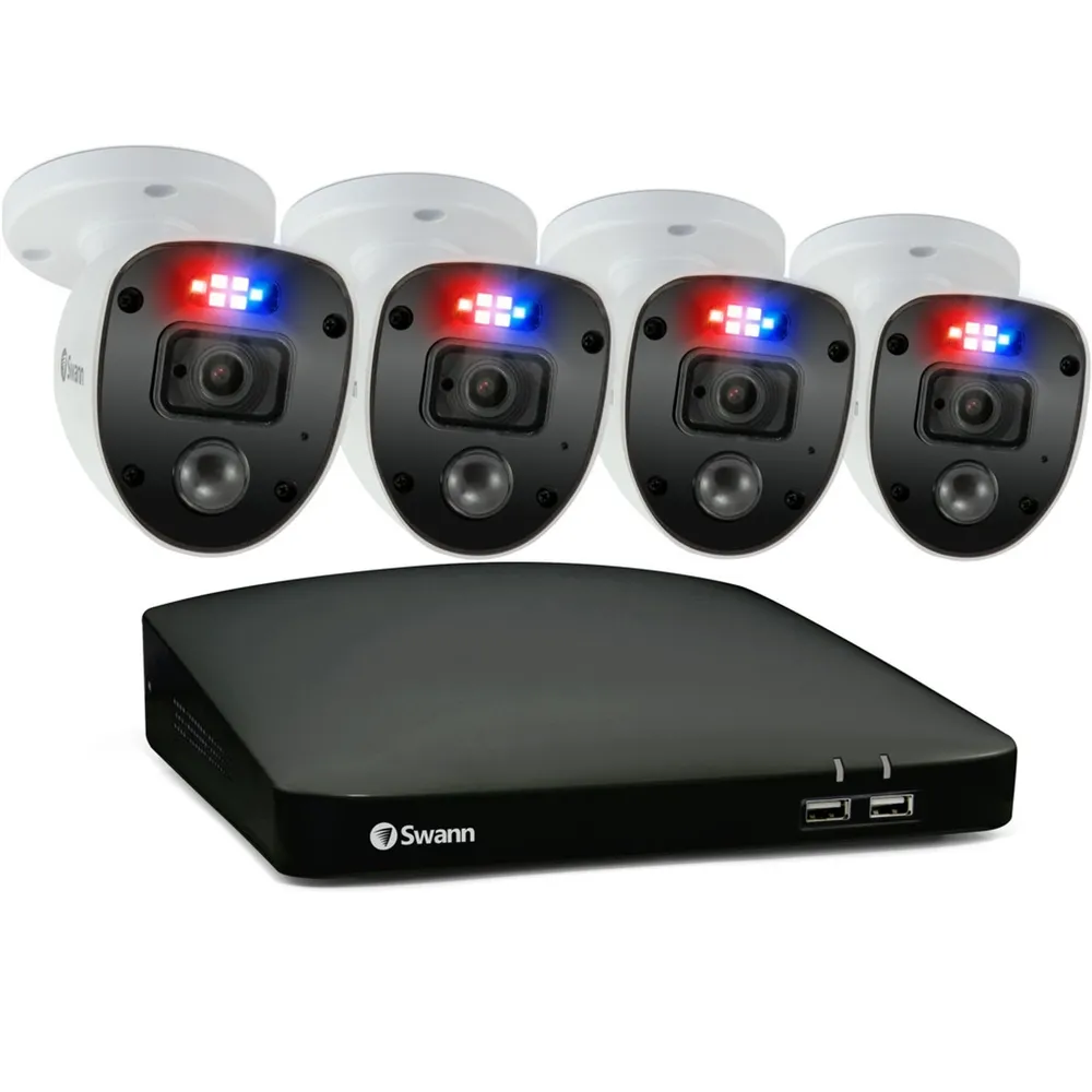 Swann 1080p Enforcer DVR Kit with 1TB HDD 4 x 1080p Cameras with ...
