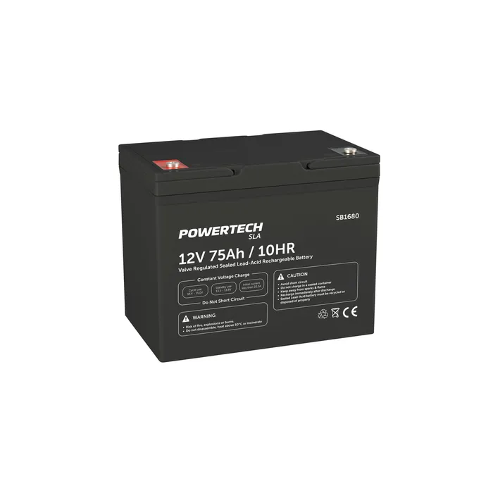12V 75Ah AGM Deep Cycle Battery | Jaycar New Zealand