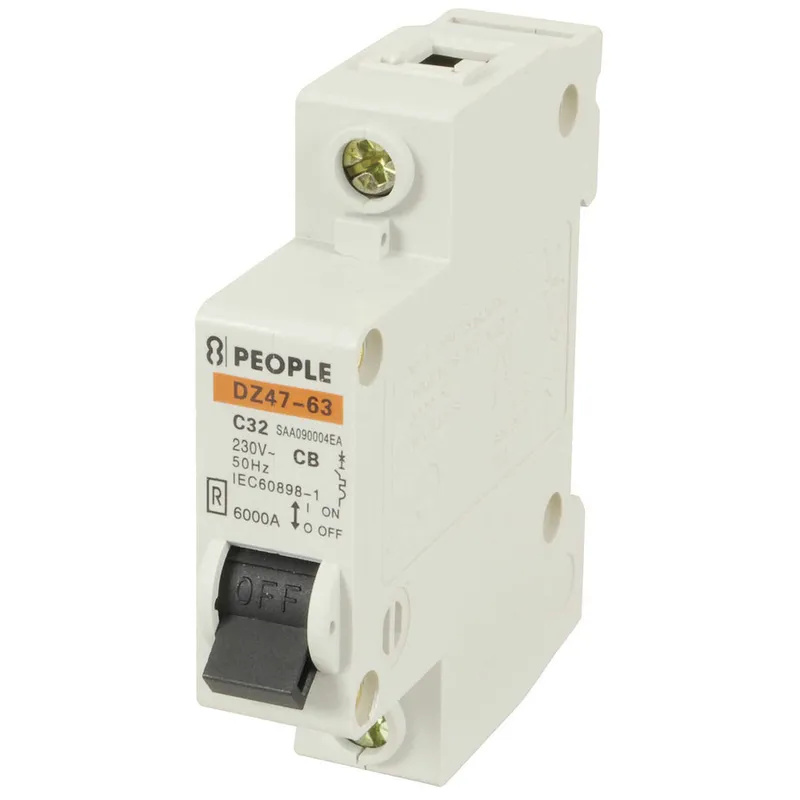 DIN Rail Mount Single Pole 20A Circuit Breaker | Jaycar Australia