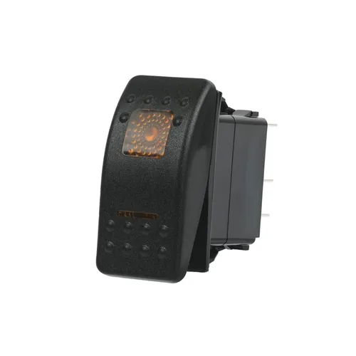 SPDT Dual Illuminated Rocker Switch with Labels and Interchangeable ...
