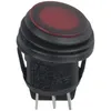 Round Rocker Switch - Red Actuator | Jaycar Australia