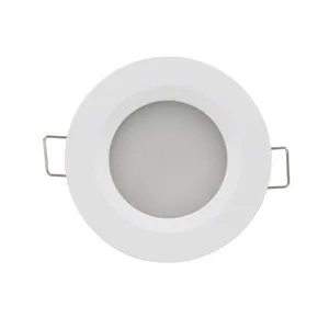 2W 11-16VDC Cool White LED Downlight with Push Button Diffuser White ...