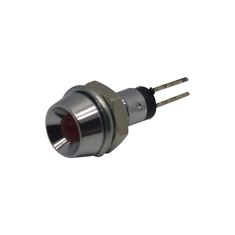 12V Mini Chrome Bezel - Red | Jaycar Australia