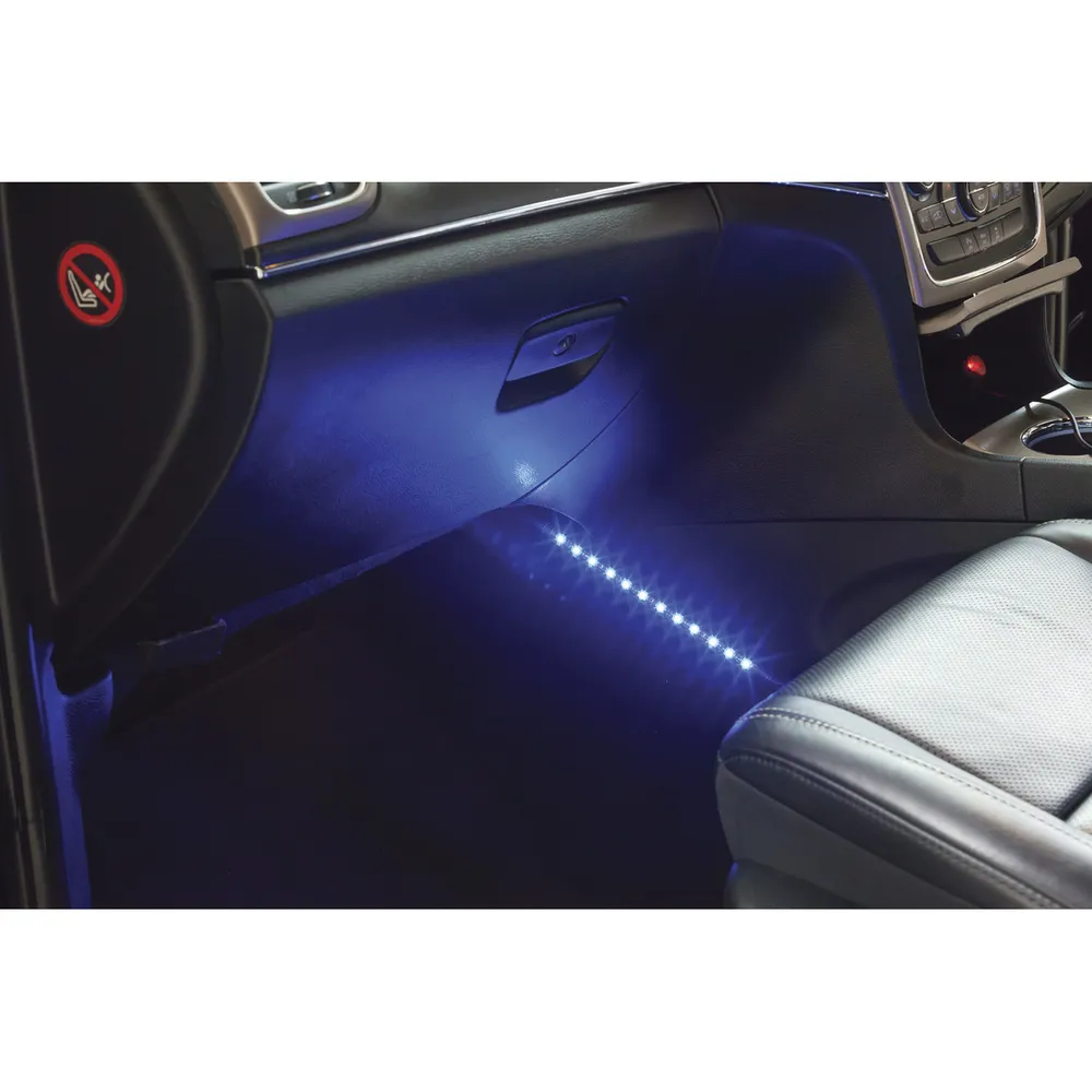 4 x RGB LED Strips with Controller for Car Interior | Jaycar Australia