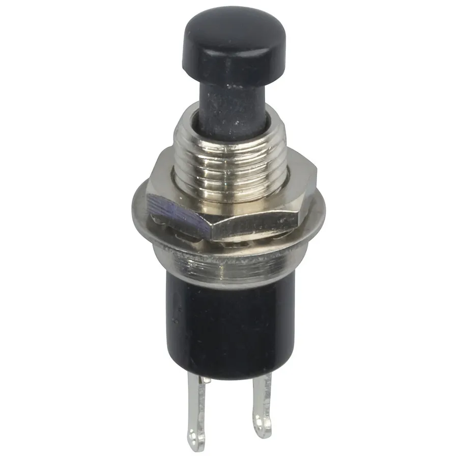 Red Miniature Pushbutton - SPST Momentary Action 125V 1A rating | Jaycar Australia