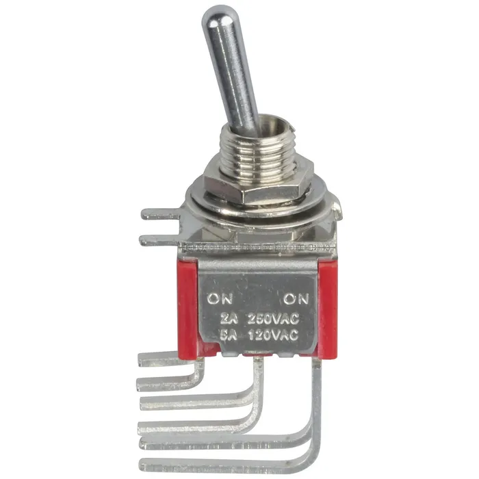 DPDT Miniature Toggle Switch - Vertical R/A | Jaycar Australia