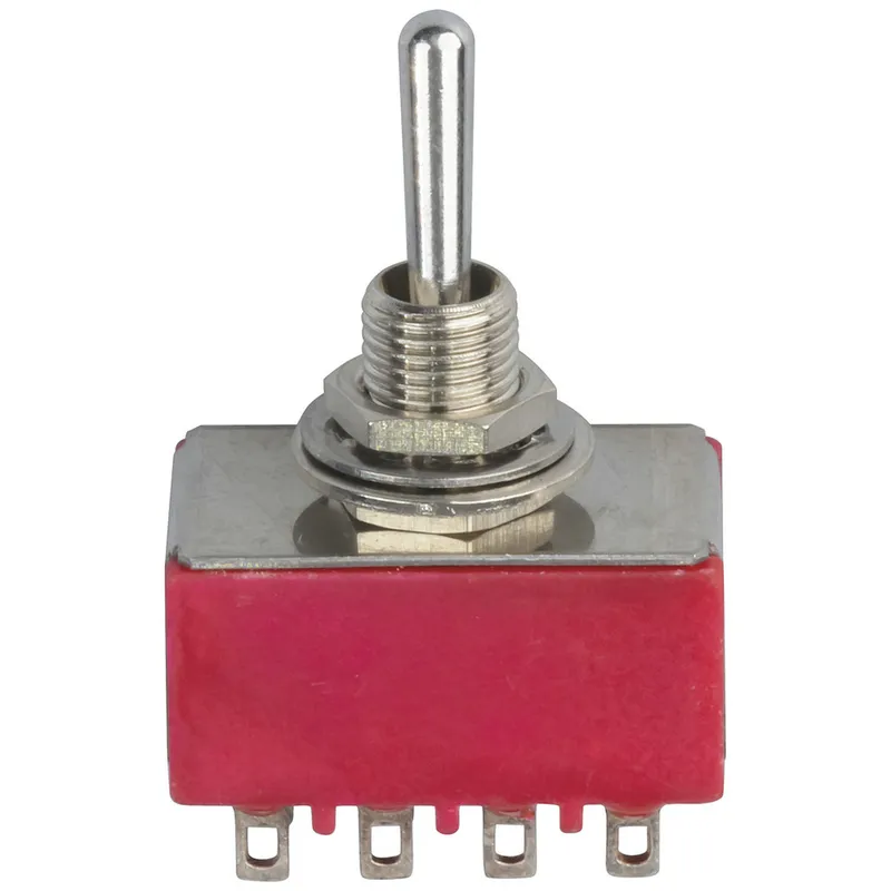 SPDT Flattened Actuator Mini Toggle Switch | Jaycar Australia