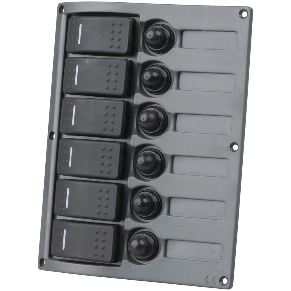Marine Switch Panel with Circuit Breakers | Jaycar Australia