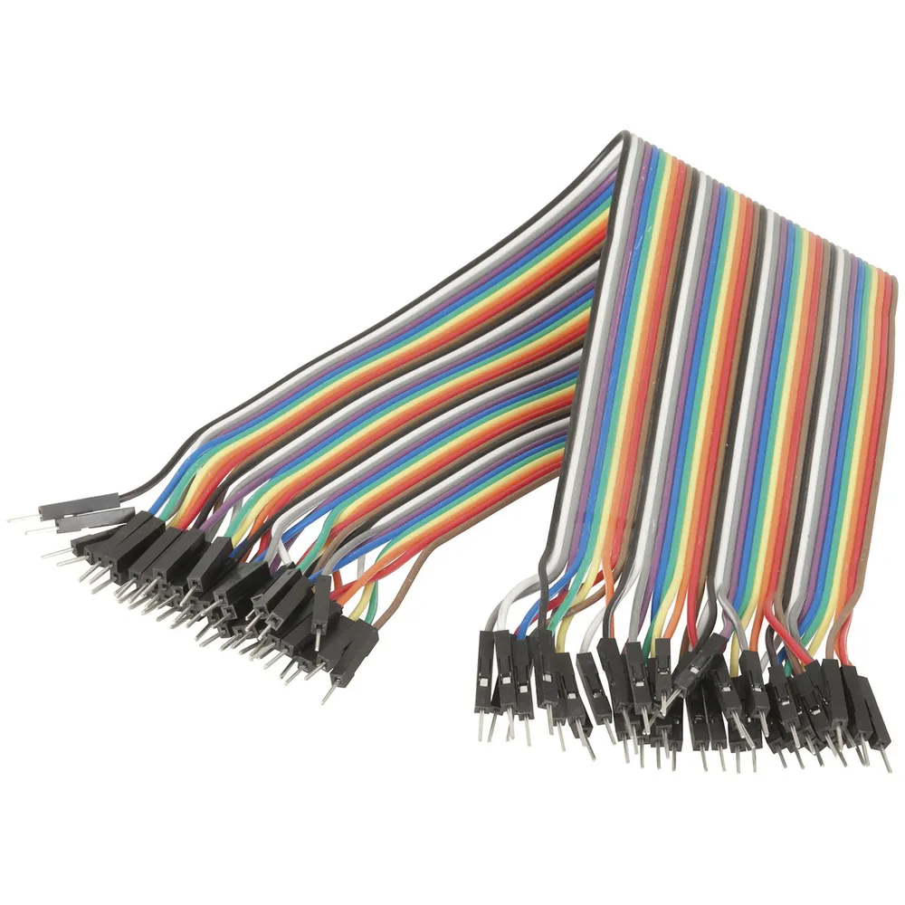 10 Piece Jumper Lead Set - Alligator Clip to Pin | Jaycar Australia