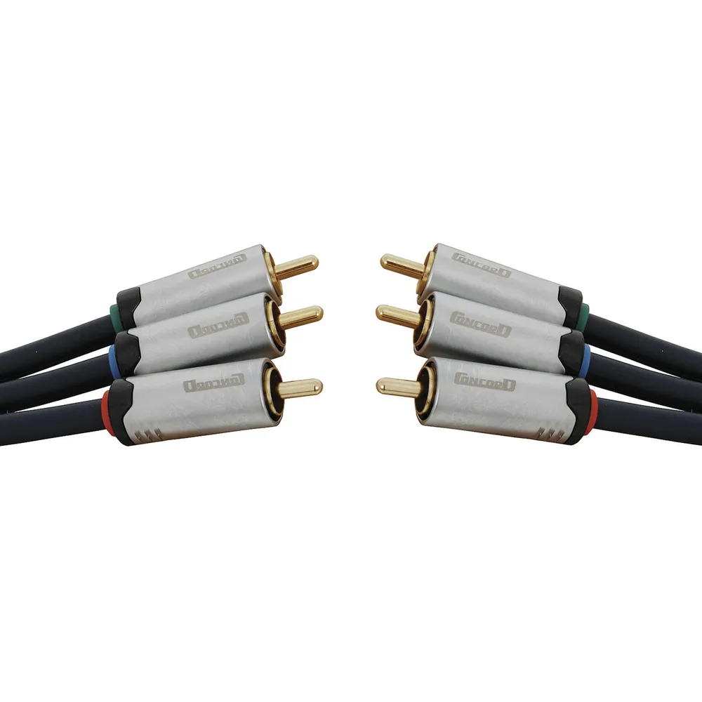 D15HD to 3 x RCA RGB Plugs Video Cable - 1.5m | Jaycar Australia